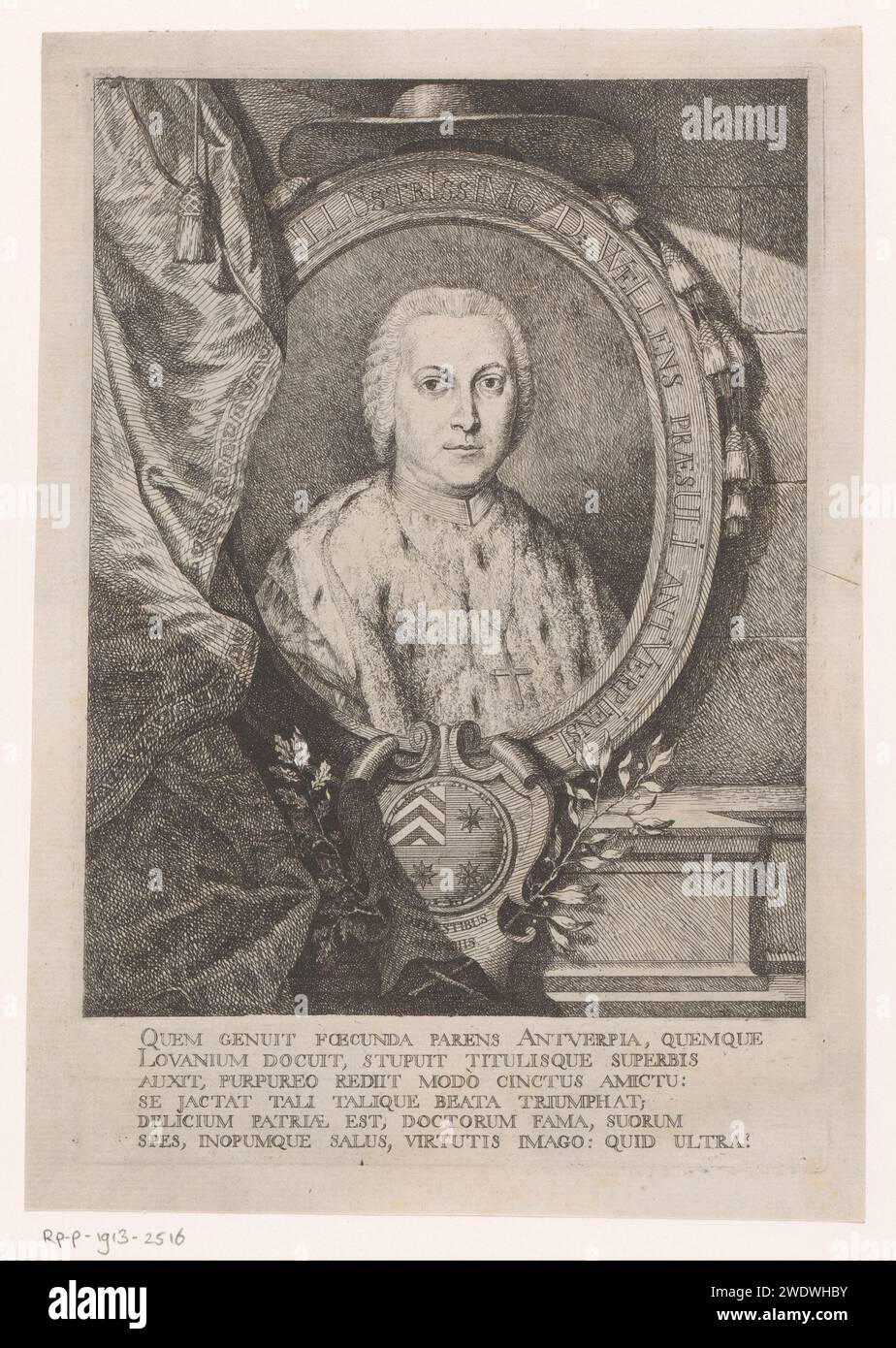 Portrait of Jacob Thomas Jozef Wellens, Andreas Bernardus de Quertmont ...