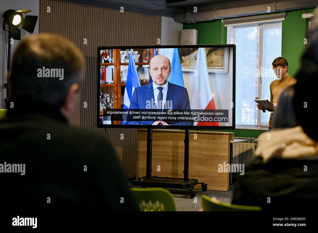 Non Exclusive: LVIV, UKRAINE - JANUARY 20, 2024 - The Saint John Bosco Youth Educational Center ...