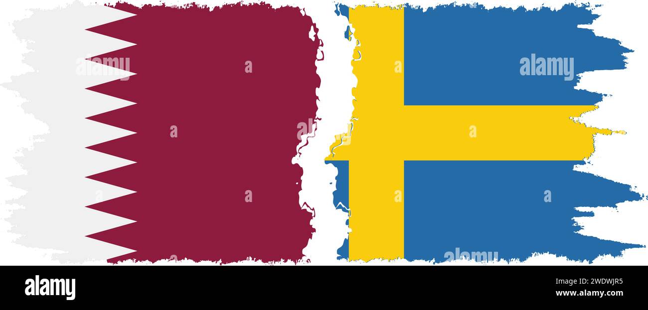 Qatar sweden flag hi-res stock photography and images - Alamy