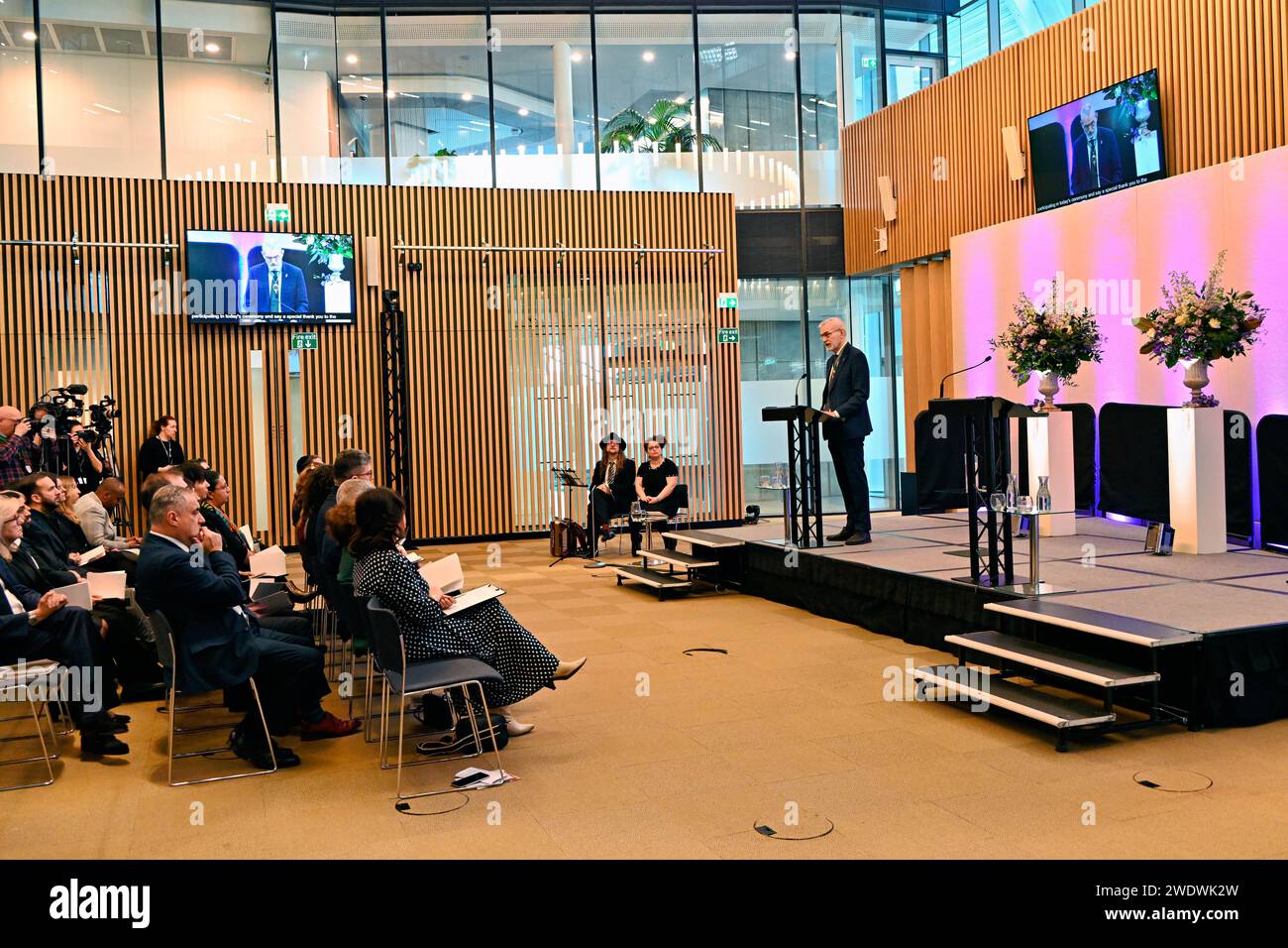 London, UK. 22nd Jan, 2024. Speaker Andrew Boff at The annual City Hall ...
