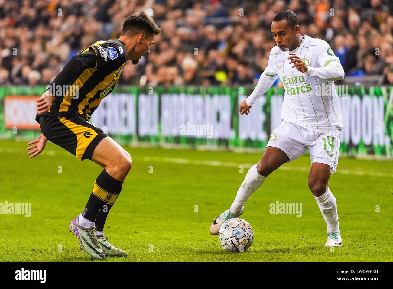 Arnhem, The Netherlands. 21st Jan, 2024. Arnhem - Dominik Oroz of ...