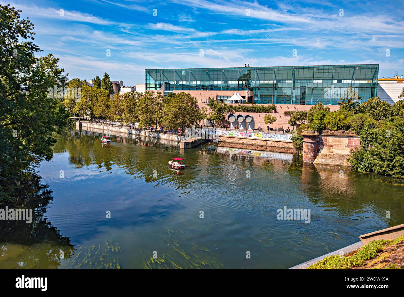 Museum of Modern and Contemporary Art in Strasbourg, France Stock Photo ...