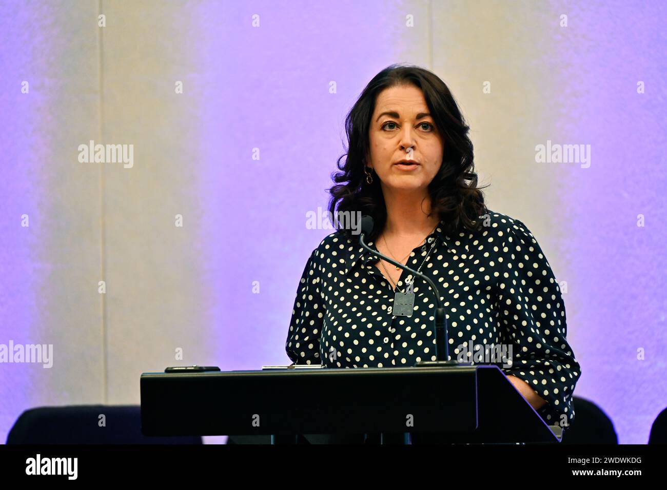 London, UK. 22nd Jan, 2024. Speaker Karen Pollock CBE at The annual ...