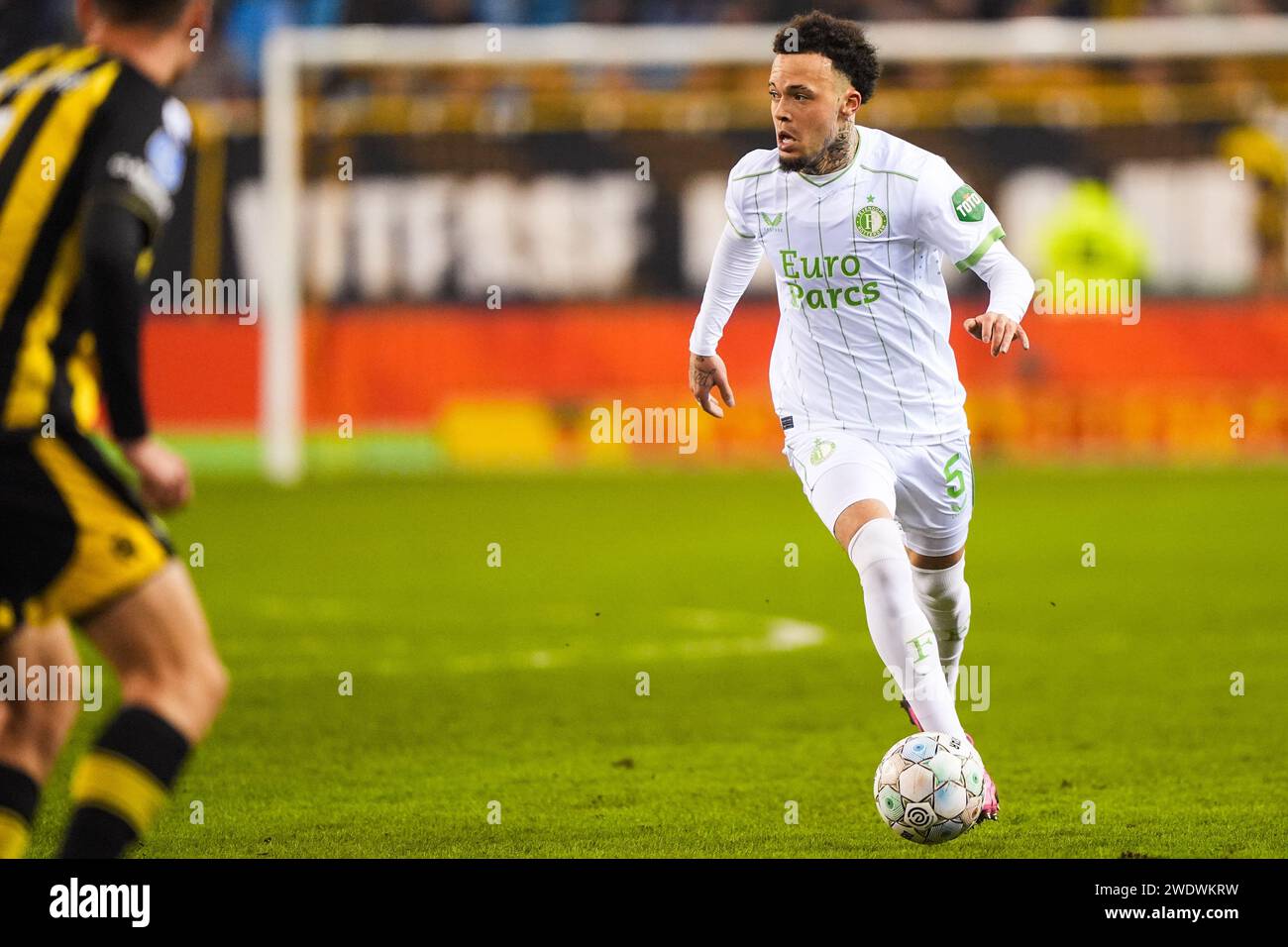 Arnhem, The Netherlands. 21st Jan, 2024. Arnhem - fe5 during the Eredivisie match between ...