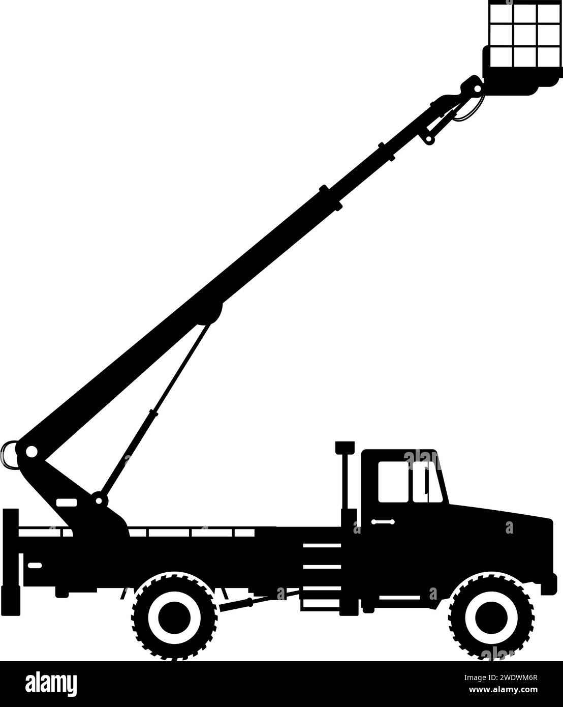 Aerial hoist Cut Out Stock Images & Pictures - Alamy