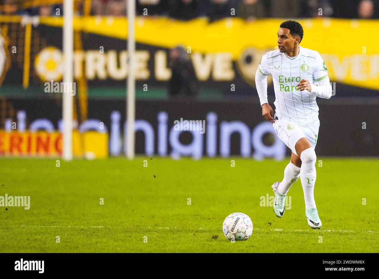 Arnhem, The Netherlands. 21st Jan, 2024. Arnhem - Marcos Lopez of Feyenoord during the ...