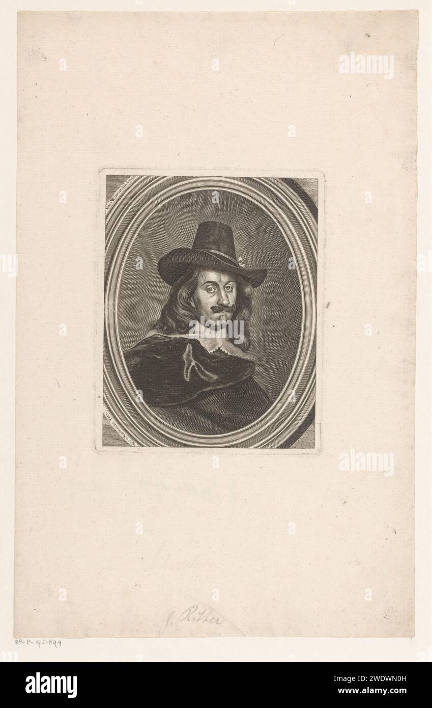 Portret van Christoph Ritter, Elias Widemann, after Georg Bachmann ...