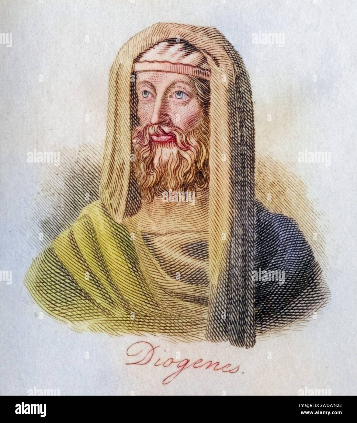 Diogenes von Sinope, gest. ca. 320 v. Chr. Griechischer Philosoph ...