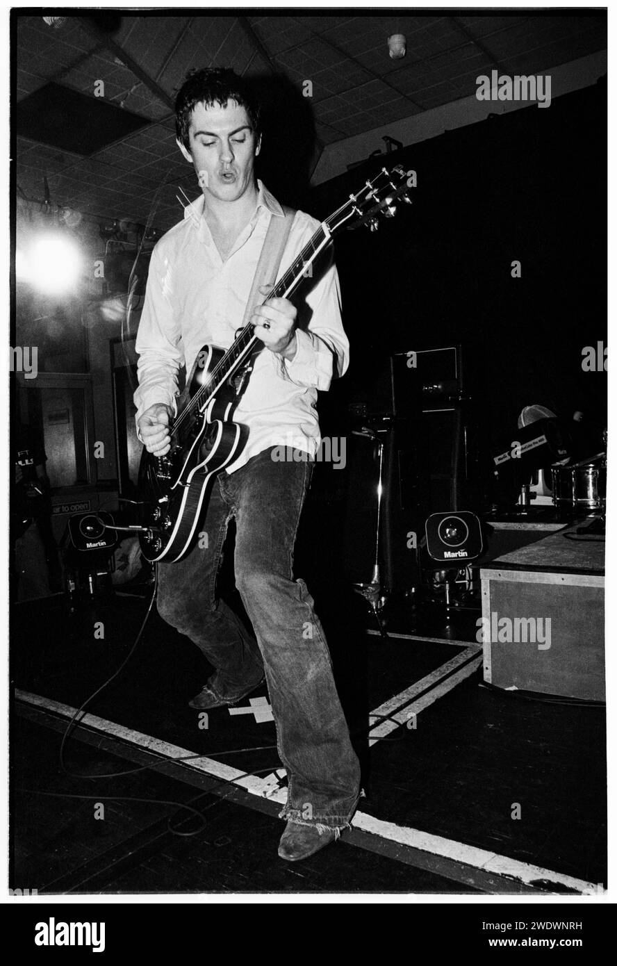 Richard J Parfitt of the band 60Ft Dolls playing at Glamorgan ...