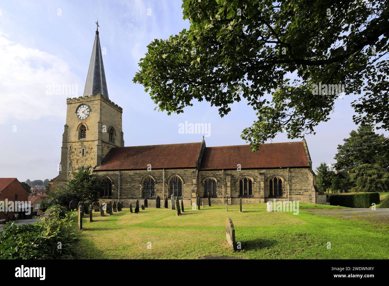 The Roman Catholic Church of St Leonard and St Mary, Malton town, North ...