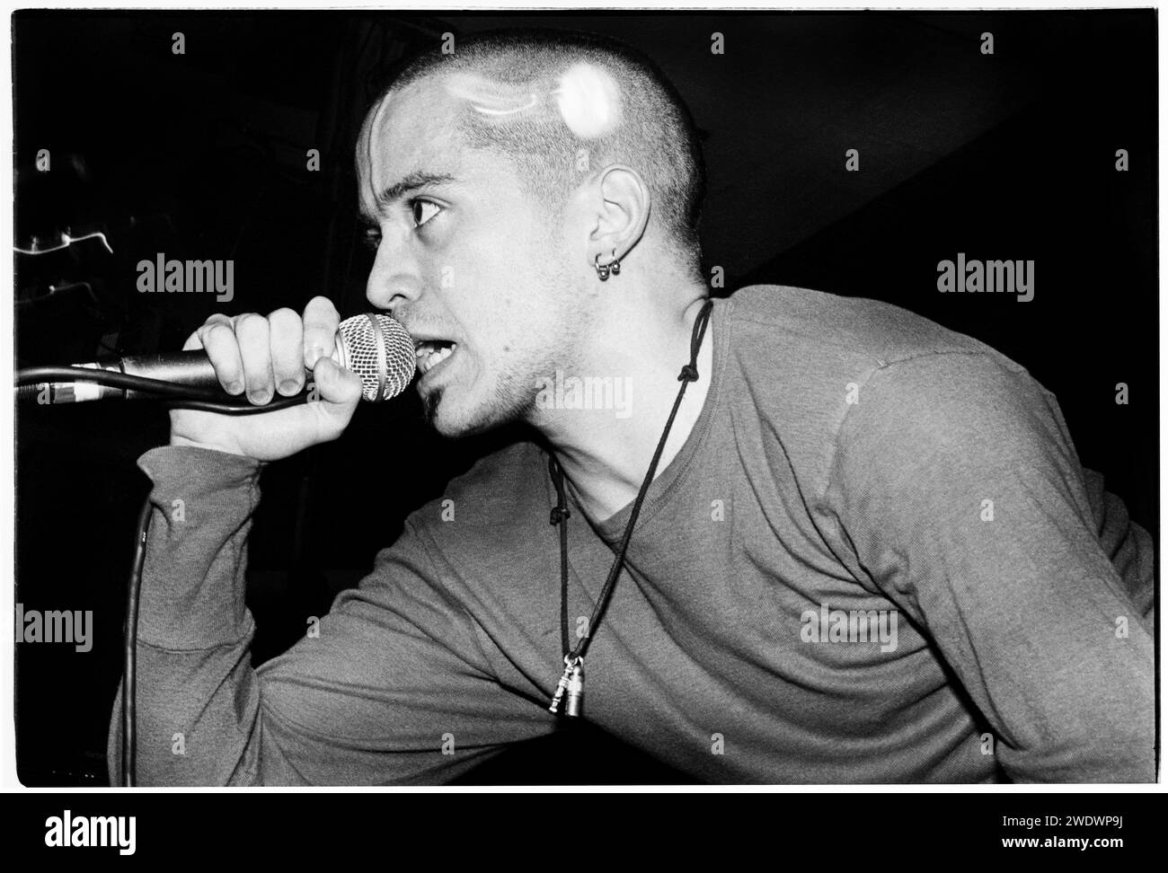 Heitham Al-Sayed of Senser playing live at Cardiff University, Cardiff ...