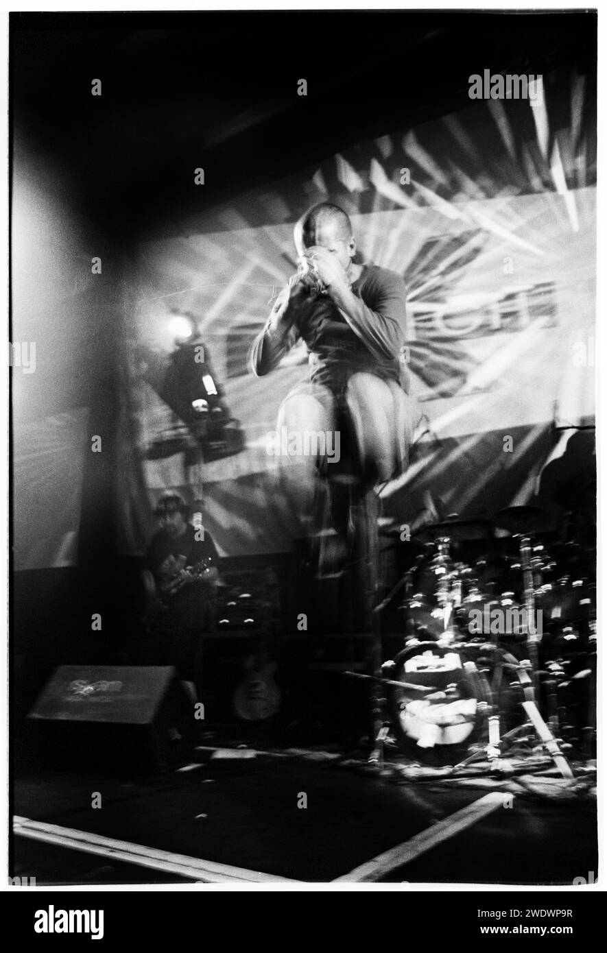 Heitham Al-Sayed of Senser playing live at Cardiff University, Cardiff ...