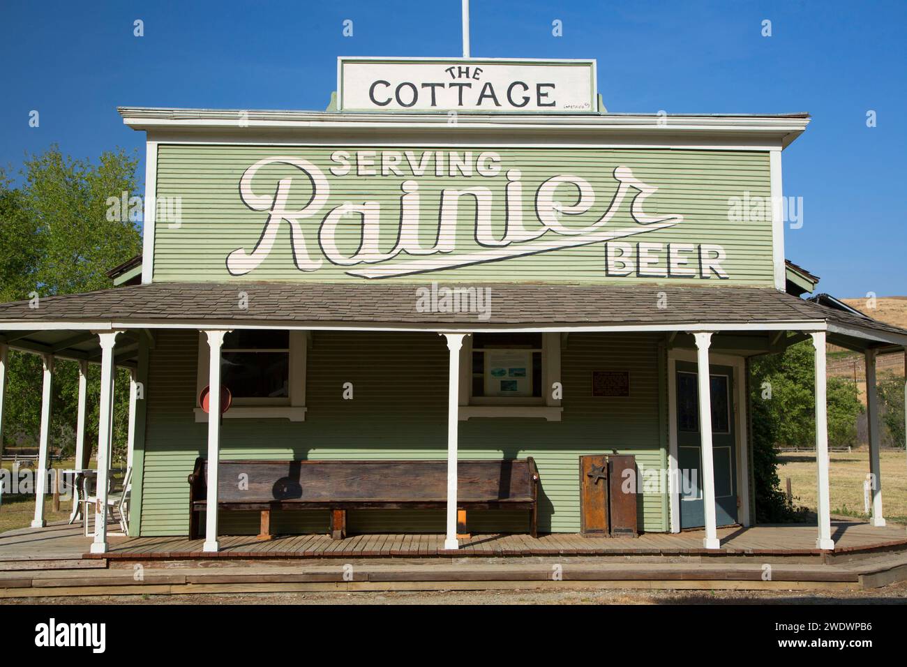 Cottage Bar, San Benito County Historical Park, California Stock Photo ...