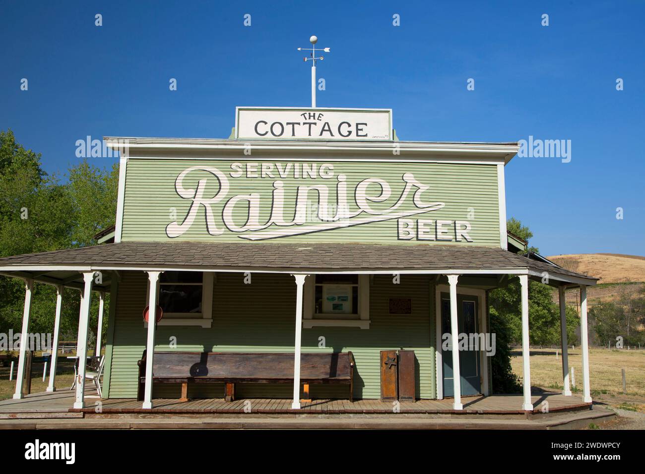 Cottage Bar, San Benito County Historical Park, California Stock Photo ...