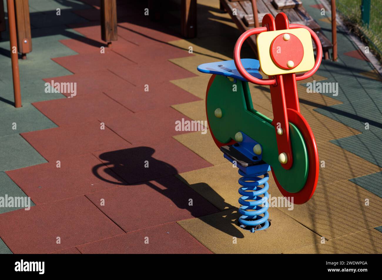 Colorful playground area in summer hi-res stock photography and images ...