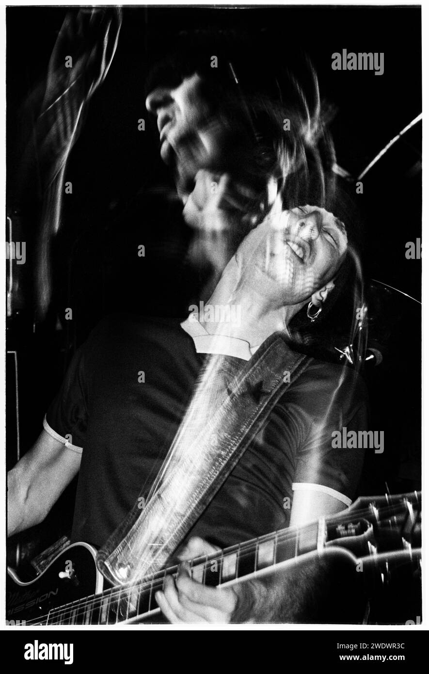 A very young guitarist Ace of the band Skunk Anansie at Bristol ...