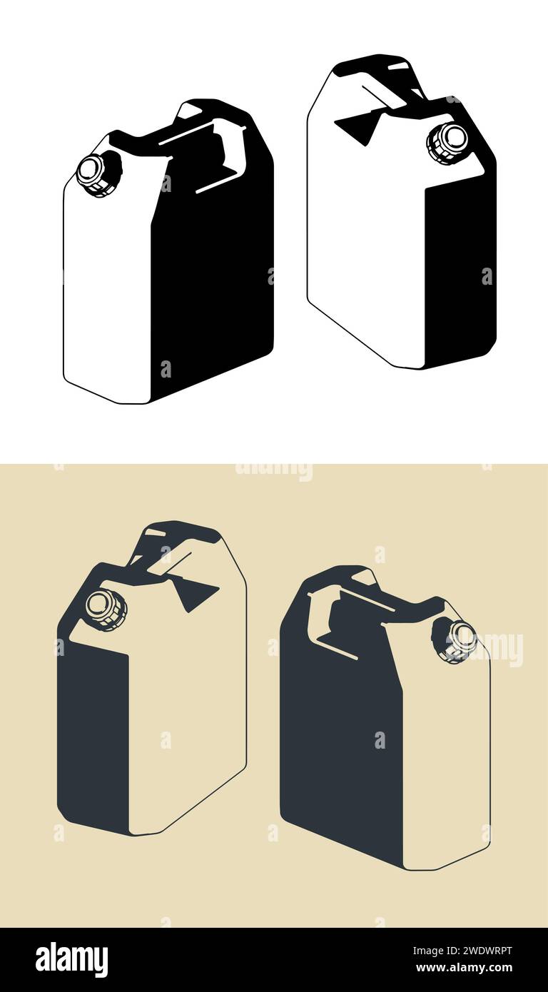 Canister vector vectors hi-res stock photography and images - Alamy