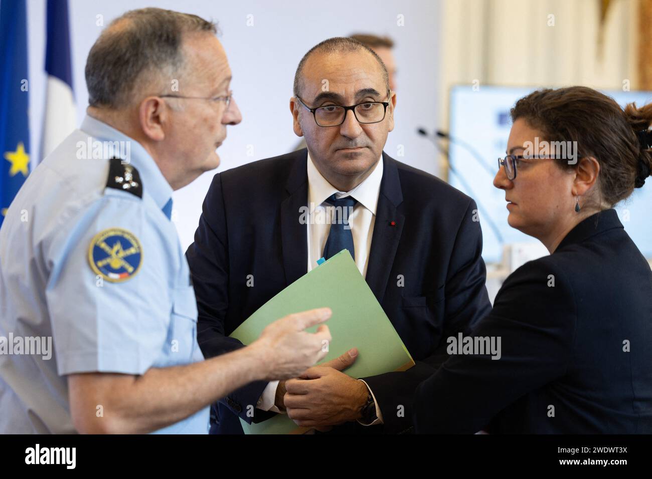 Paris, France. 22nd Jan, 2024. French Gendarmerie director general ...