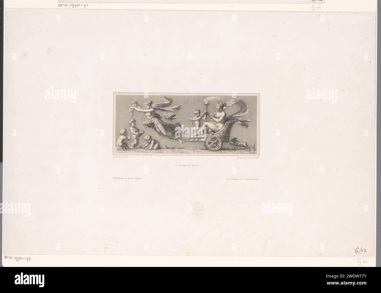 Triomf van Venus, Hyacinthe Louis Victor Jean Baptiste Aubry-Lecomte ...