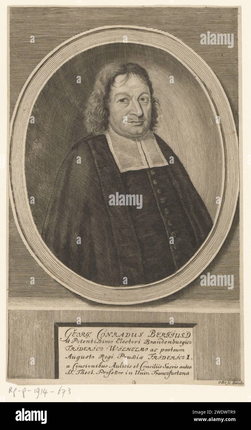 Porter van Georg Conrad Bergius, Heinrich Jakob Otto, 1650 - 1749 print ...