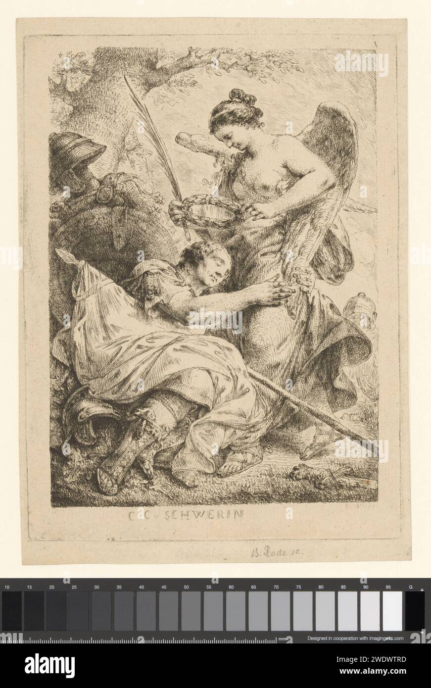 Kurd Christoph von Schwerin is dying dying by the goddess of victory ...