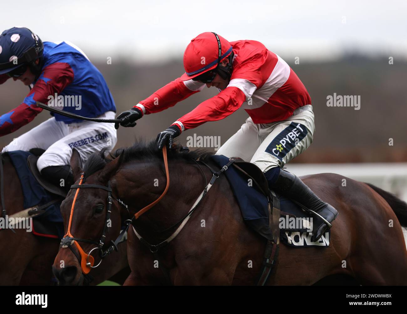 File photo dated 23-12-2023 of Crambo ridden by Jonathan Burke (right ...
