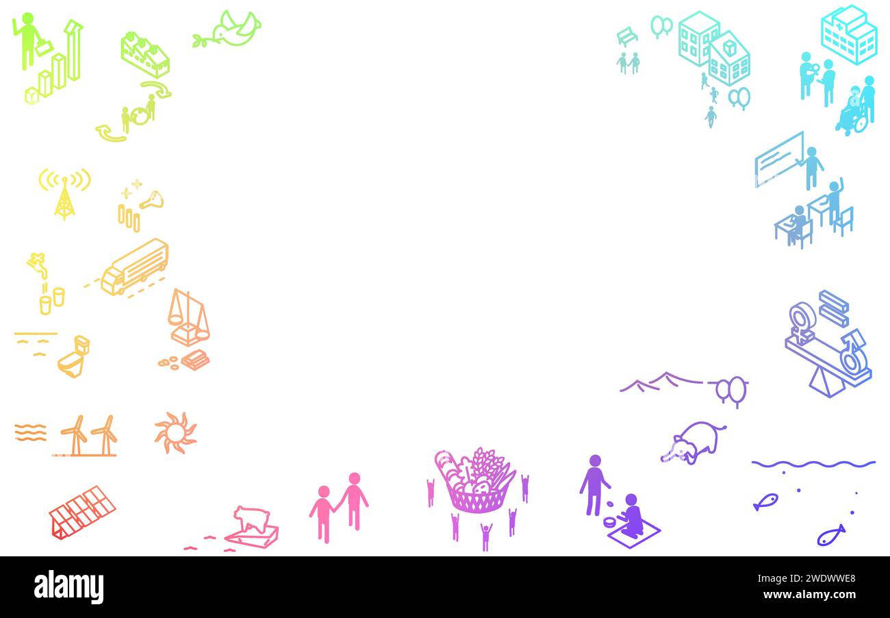 Image illustration of SDGs, Sustainable Development Goals, Vector ...