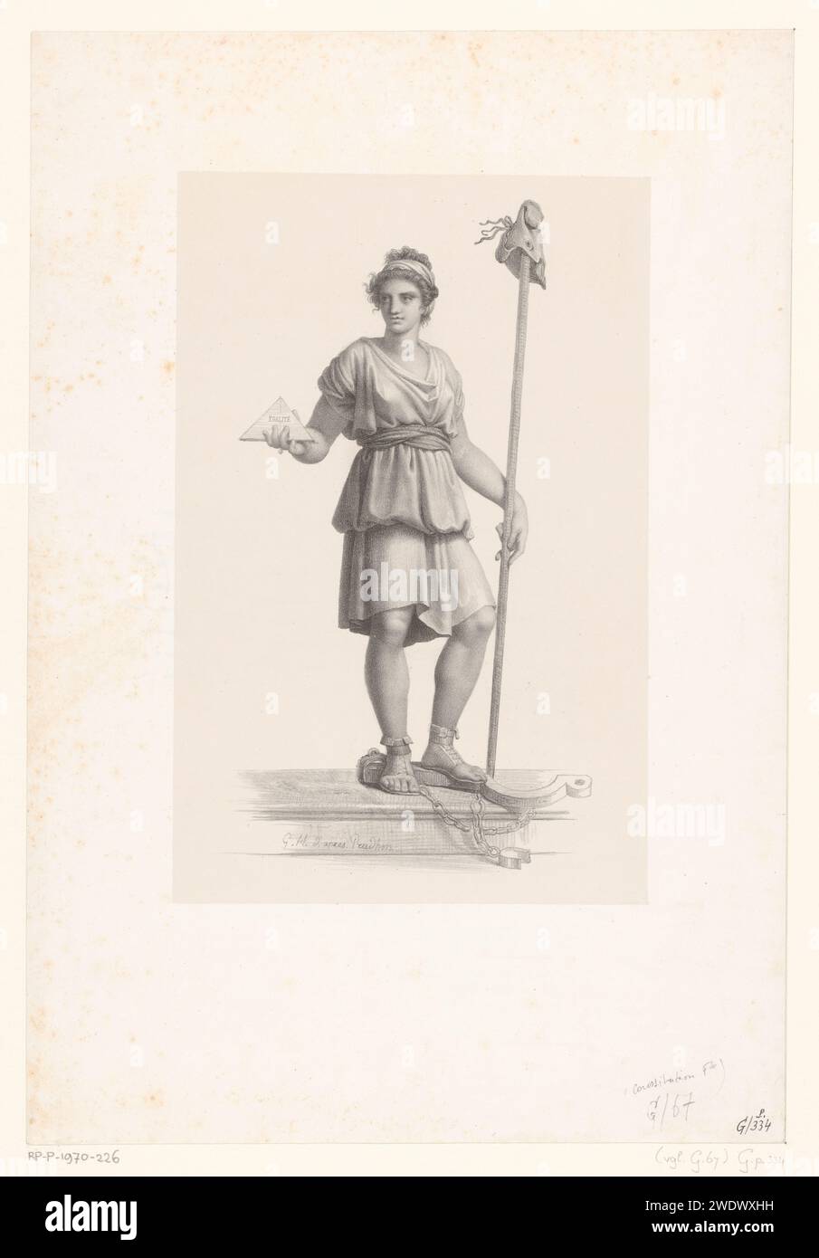 Libertas personification hi-res stock photography and images - Alamy