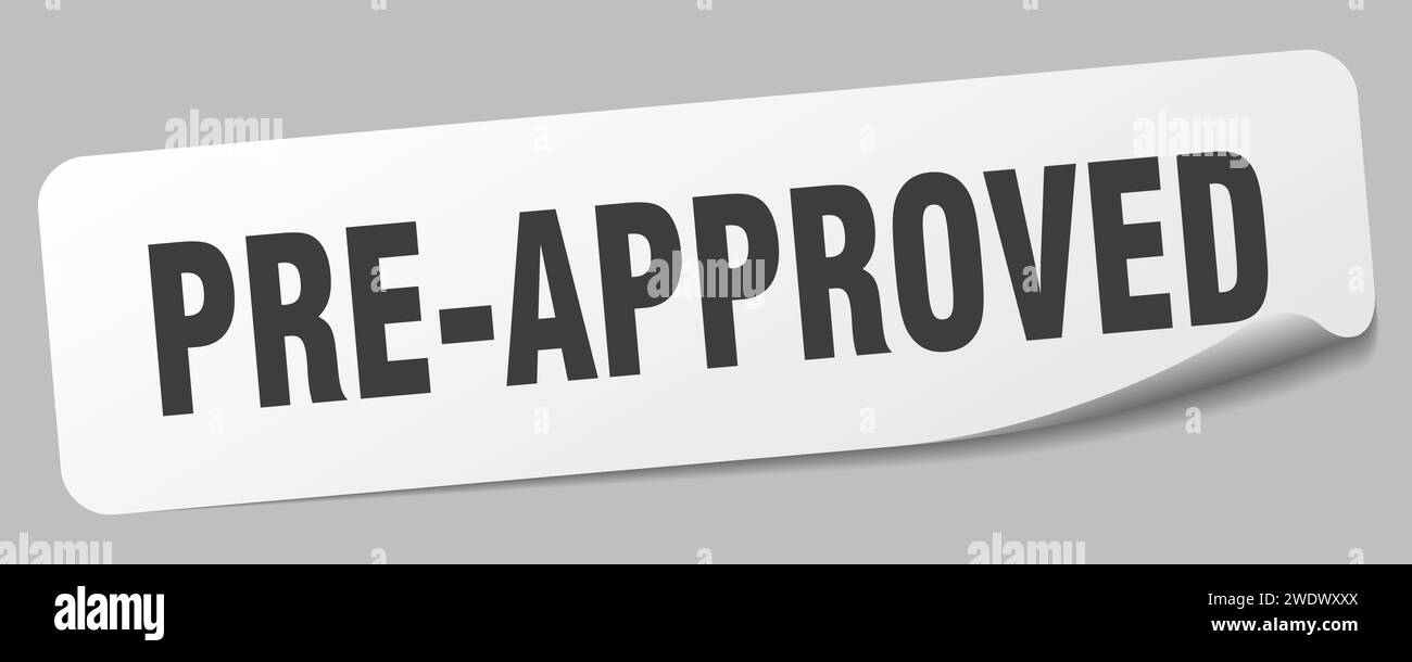 Preapproved Stock Vector Images - Alamy