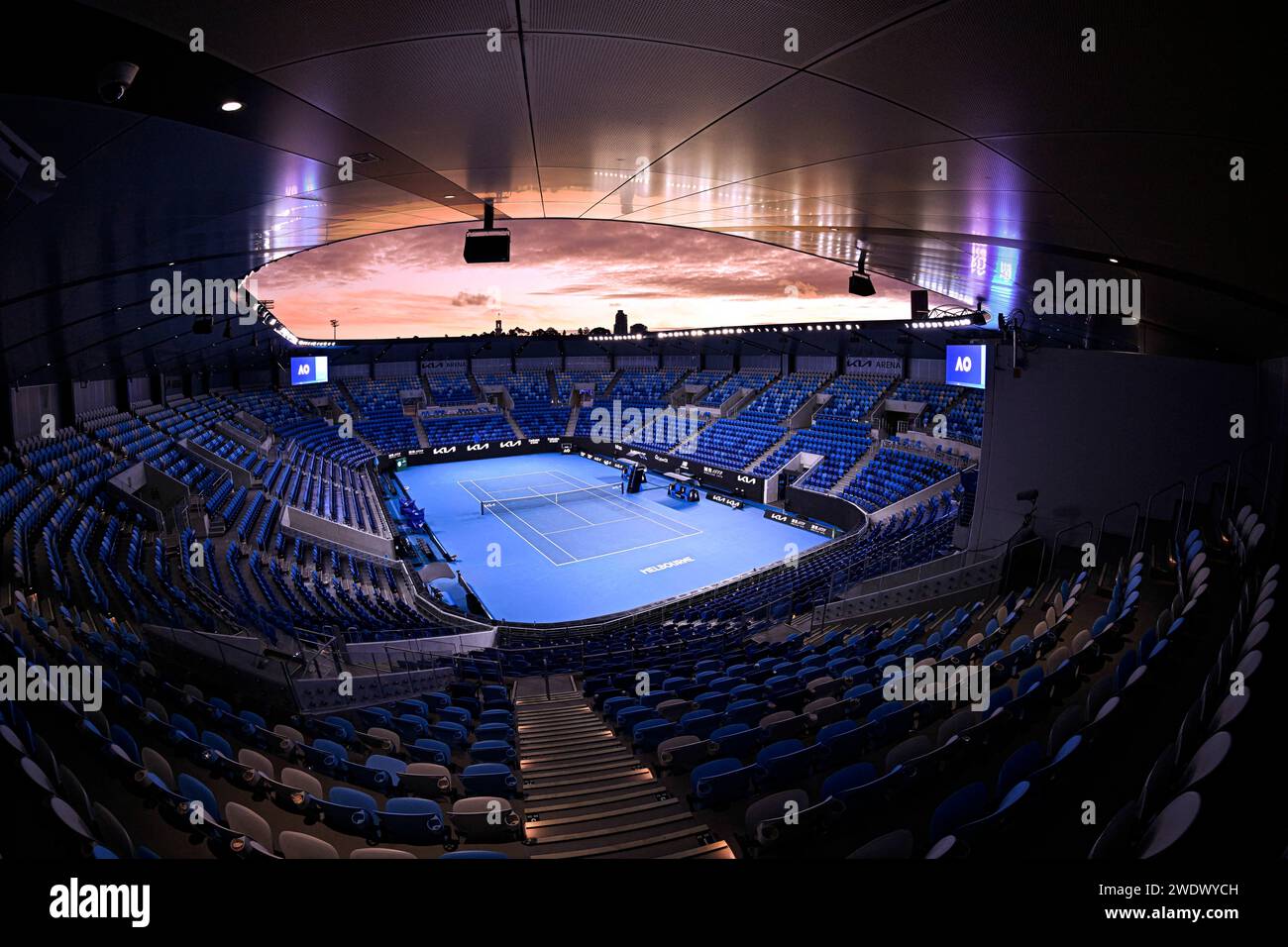 Melbourne, Australia. 21st Jan, 2024. General ambiance or ambience ...