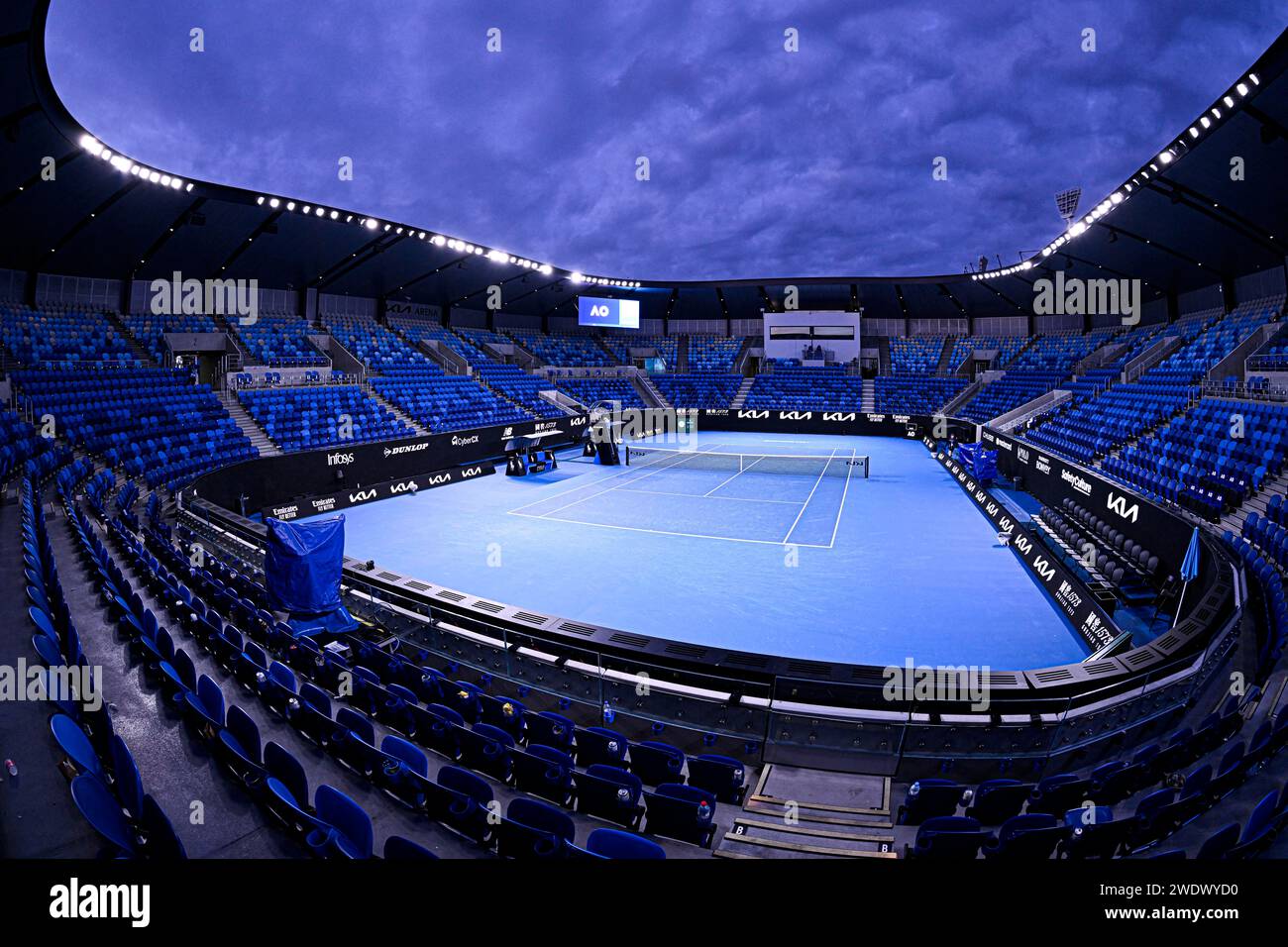 Melbourne, Australia. 21st Jan, 2024. General ambiance or ambience ...