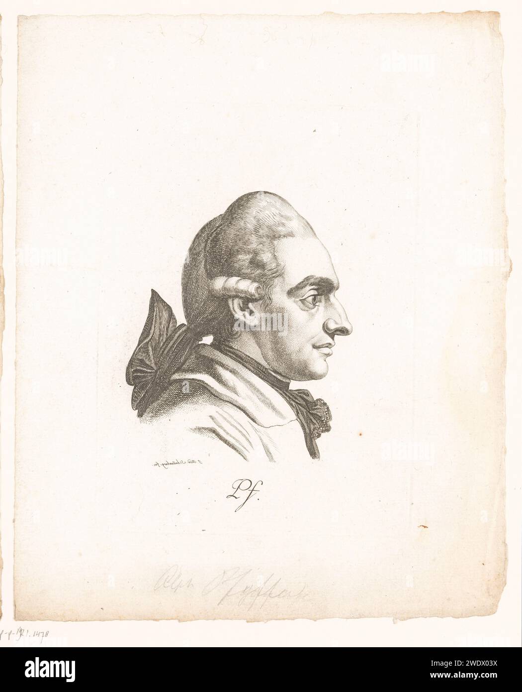 Portrait van Heinrich Pfenninger, Johann Rudolph Schellenberg, 1769 ...