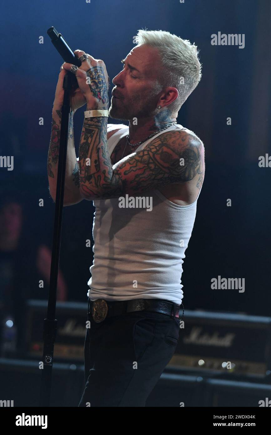 Fort Lauderdale FL, USA. 21st Jan, 2024. Lit performs during their ...