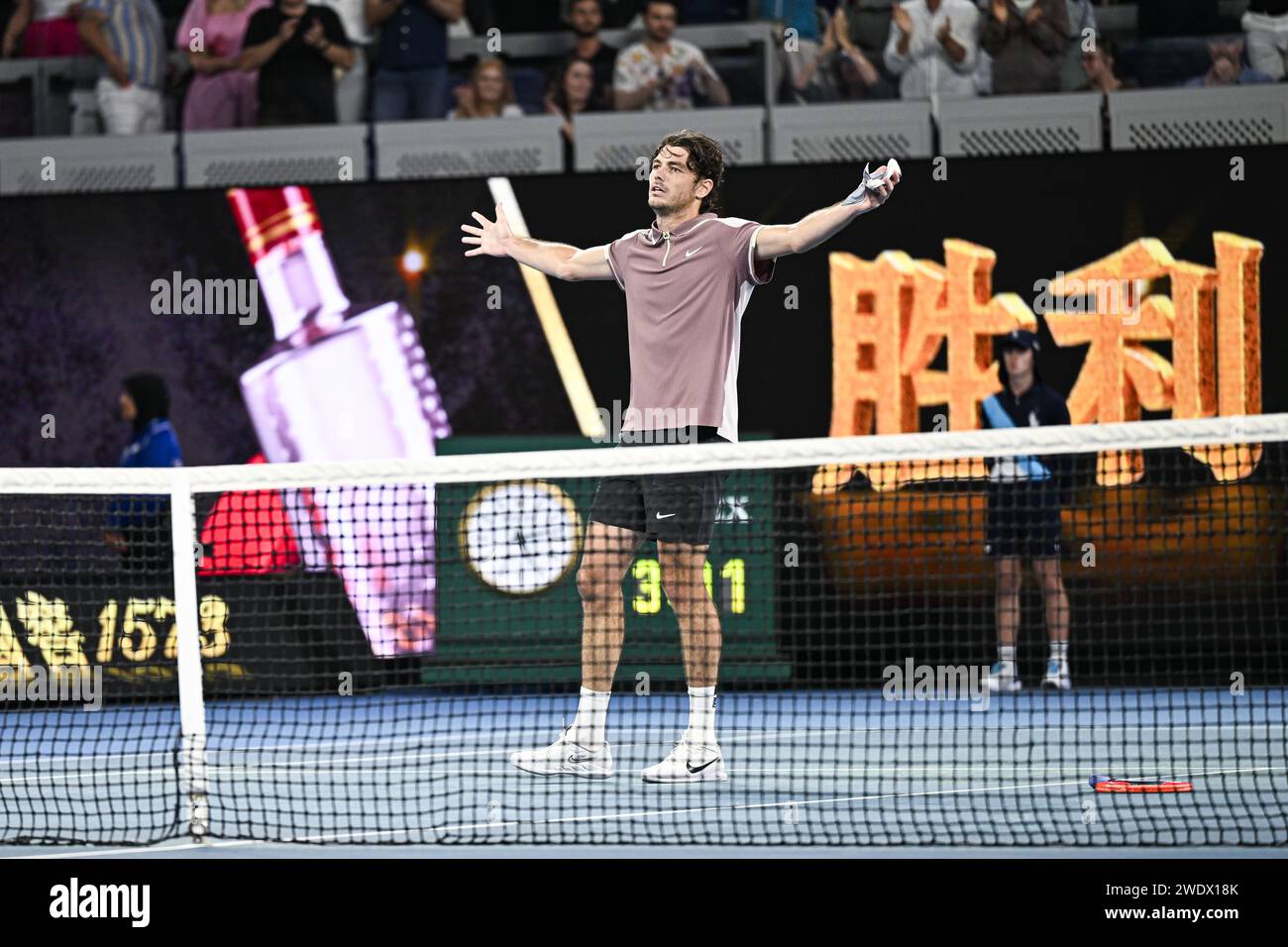 Taylor Fritz during the Australian Open AO 2024 Grand Slam tennis ...