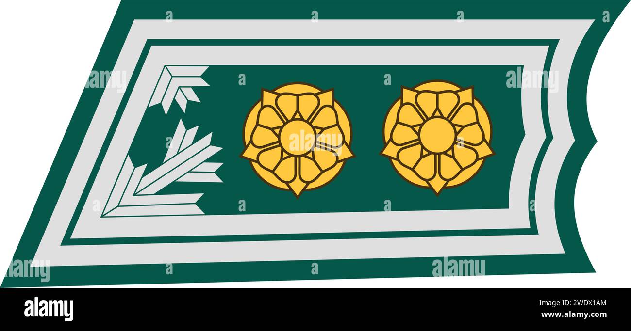 Shoulder pad military officer insignia of the Finland army ...