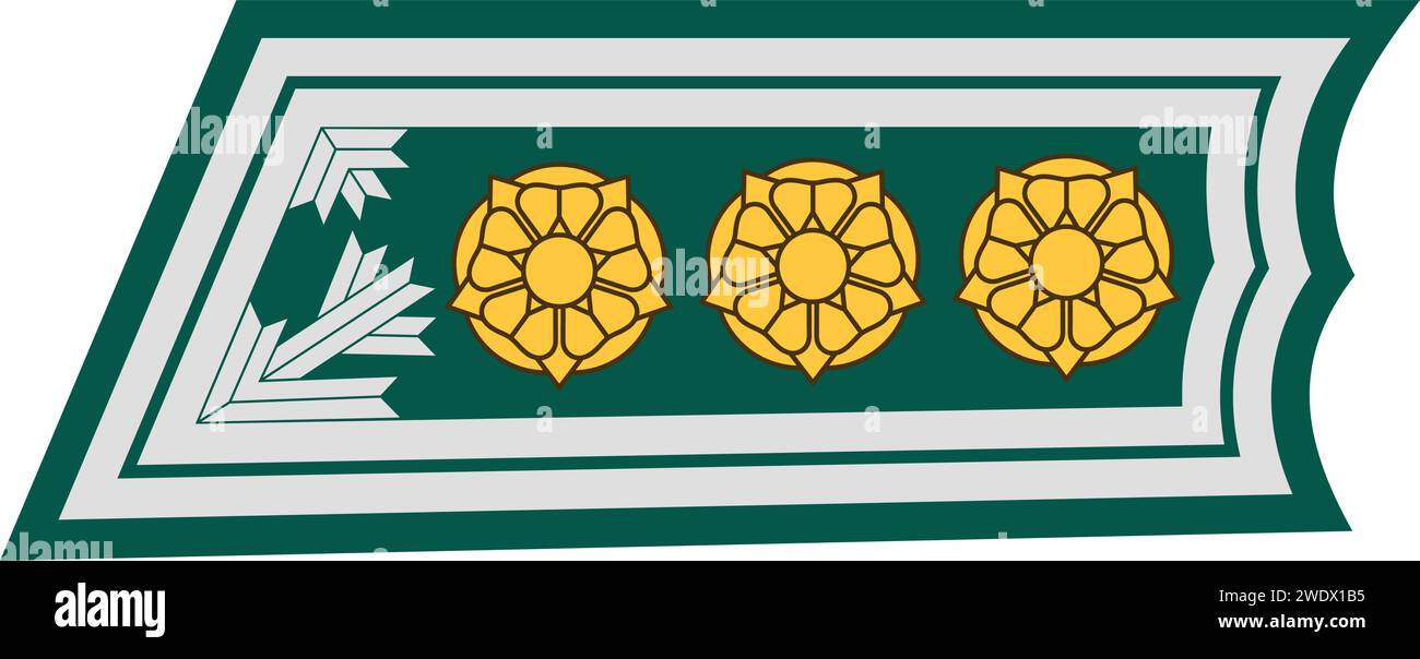 Shoulder pad military officer insignia of the Finland army EVERSTI ...
