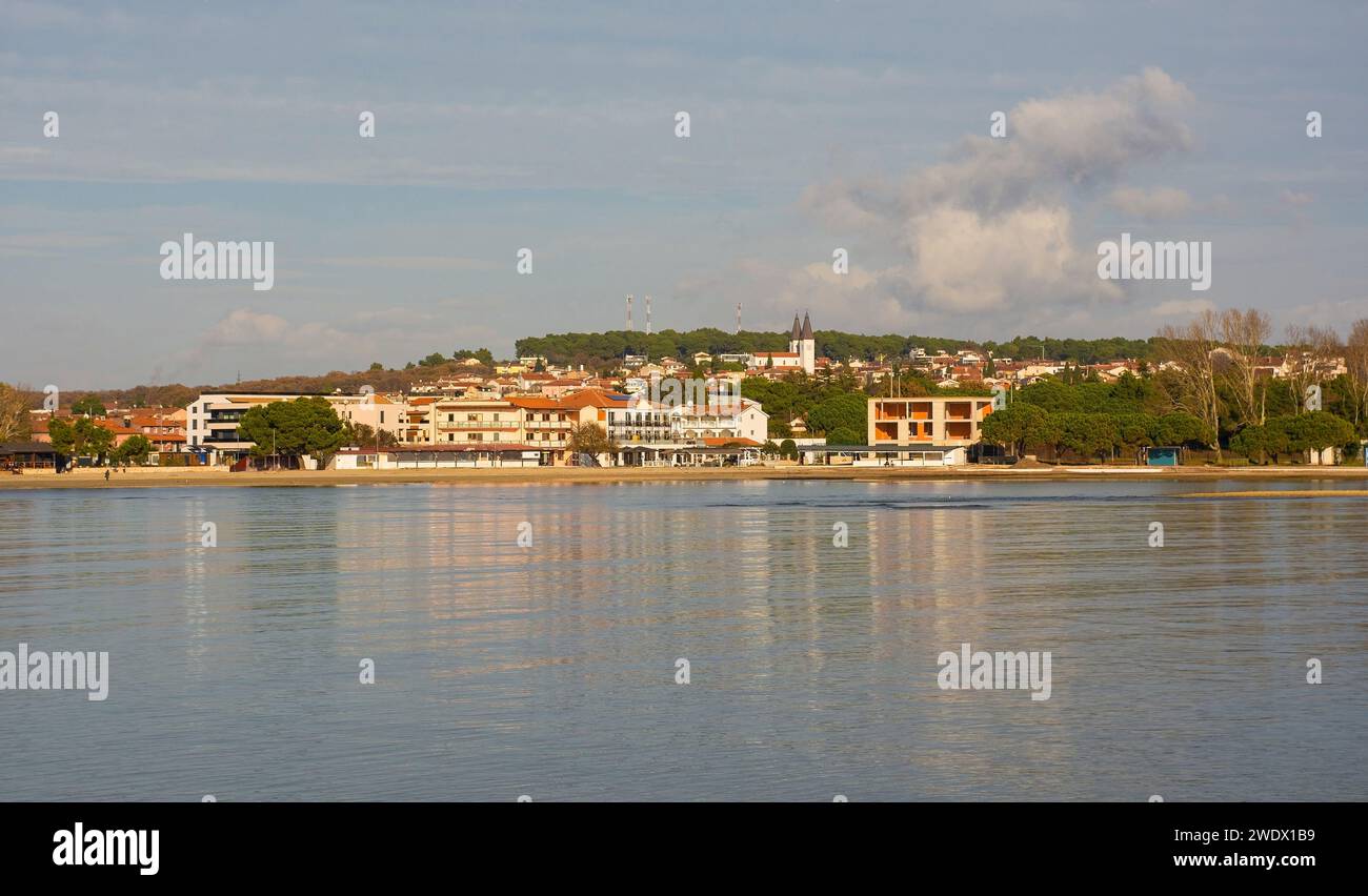 Medulin town viewed from Kasteja Forest Park - Park Suma Kasteja - in ...