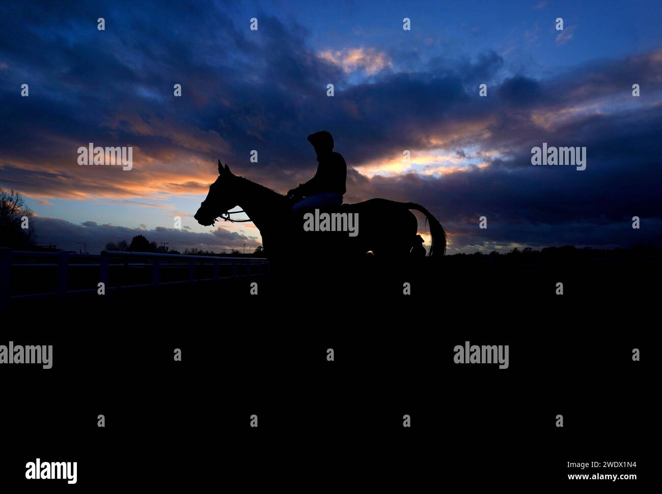 A runner and rider after competing in the Willoughby De Broke Open ...