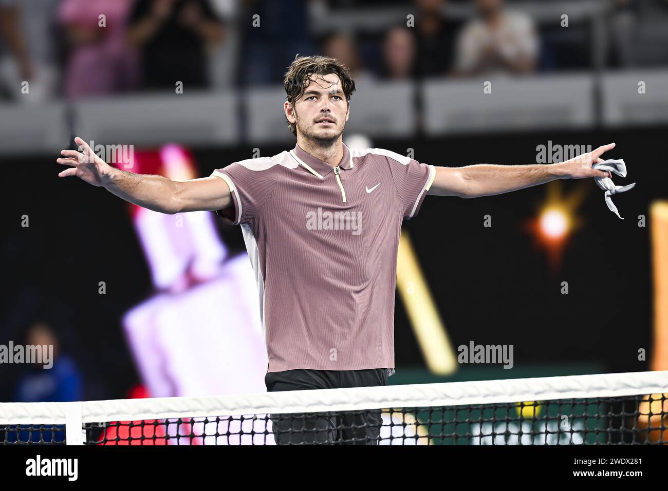 Taylor Fritz during the Australian Open AO 2024 Grand Slam tennis ...