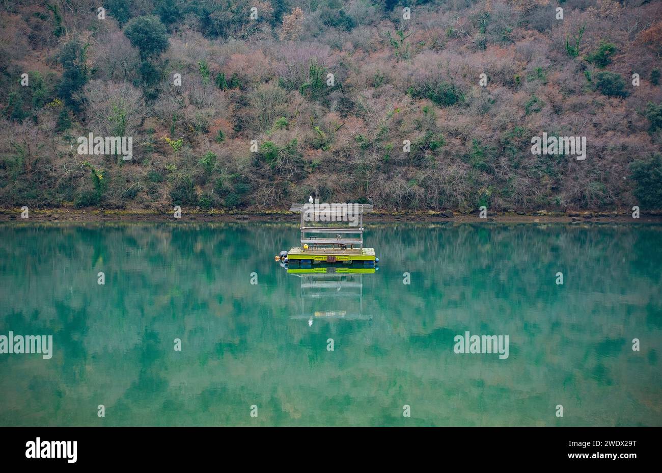 December in Limski Kanal or Lim Channel in Istria, Croatia.Often ...