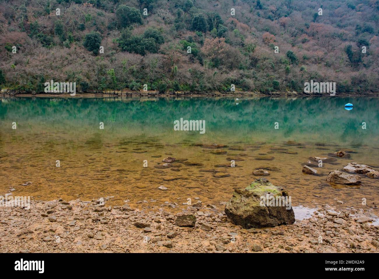 December in Limski Kanal or Lim Channel in Istria, Croatia.Often ...