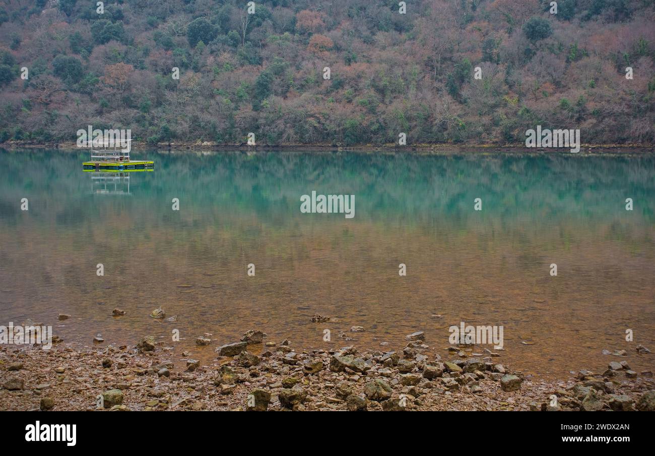 December in Limski Kanal or Lim Channel in Istria, Croatia.Often ...