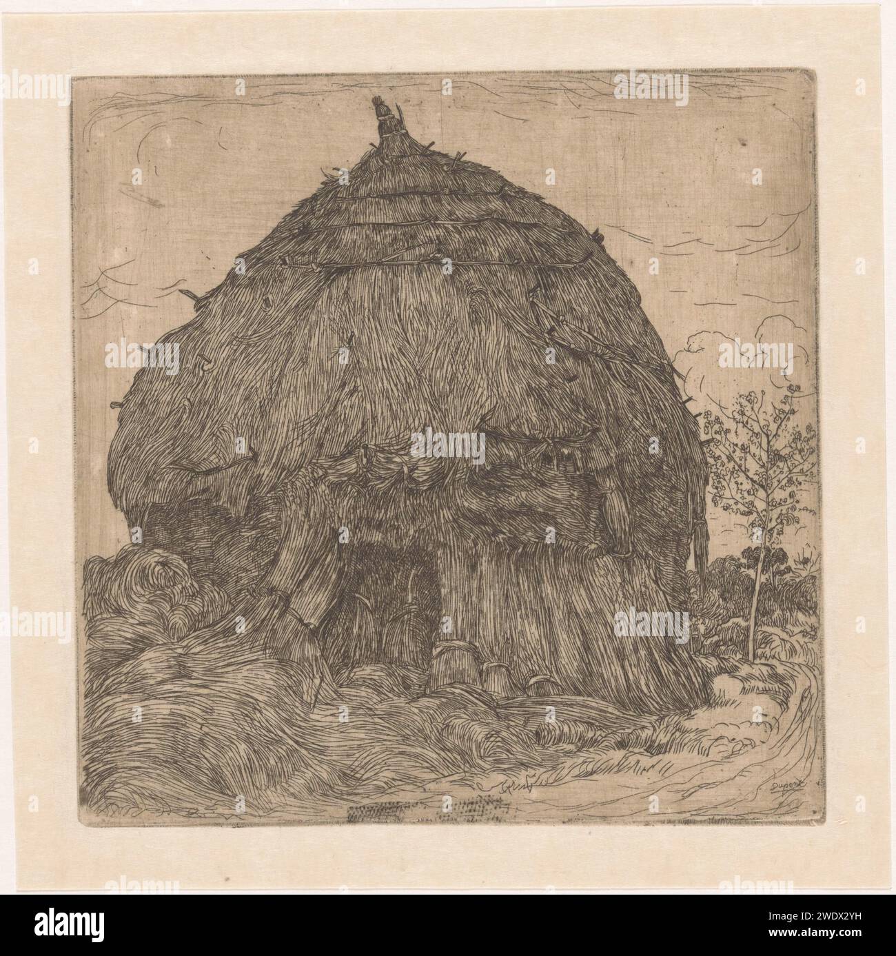 Hooiopper, Pieter Dupont, c. 1894 - c. 1895 print North Holland paper ...