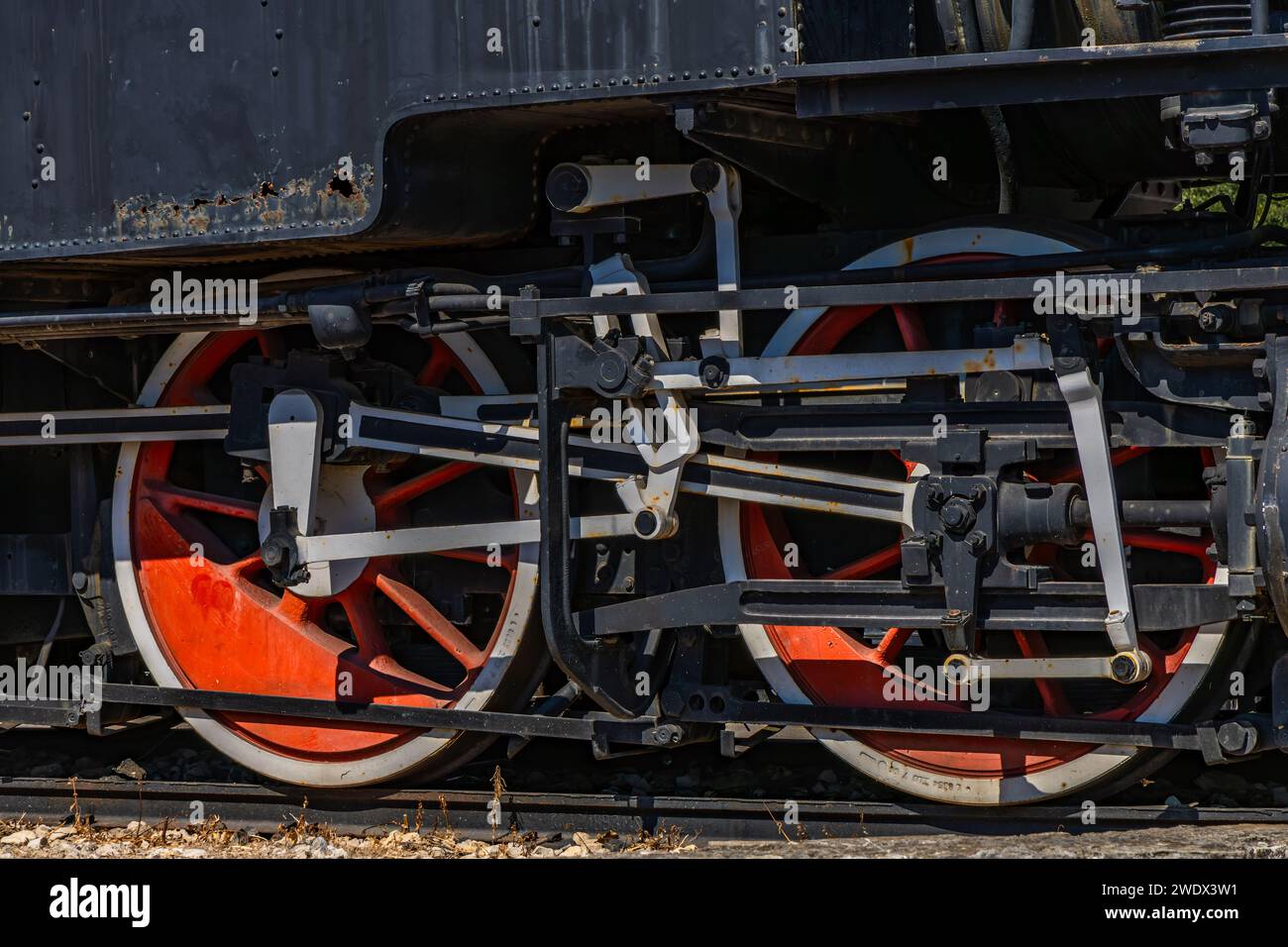 Old train, coal locomotive, historic steam locomotive Stock Photo - Alamy