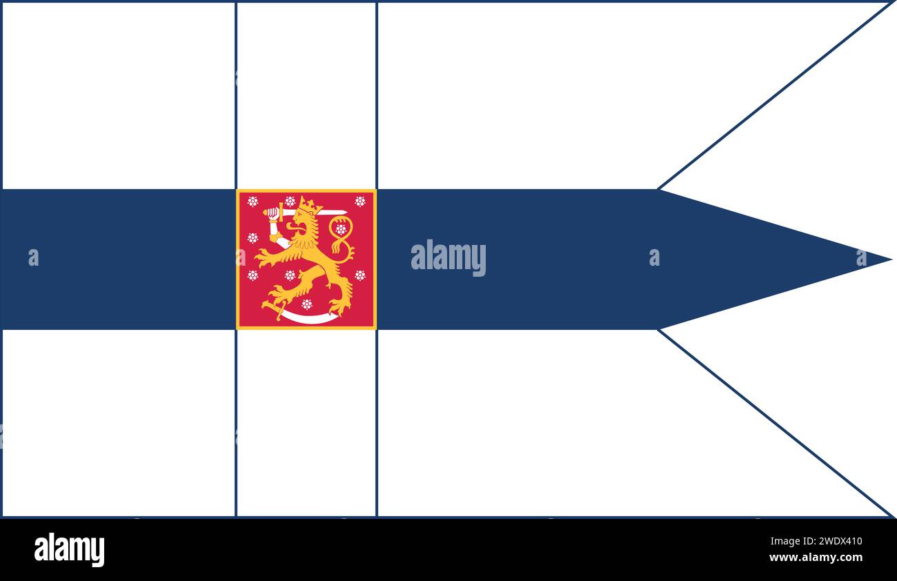 Finland flag in shape Stock Vector Images - Alamy