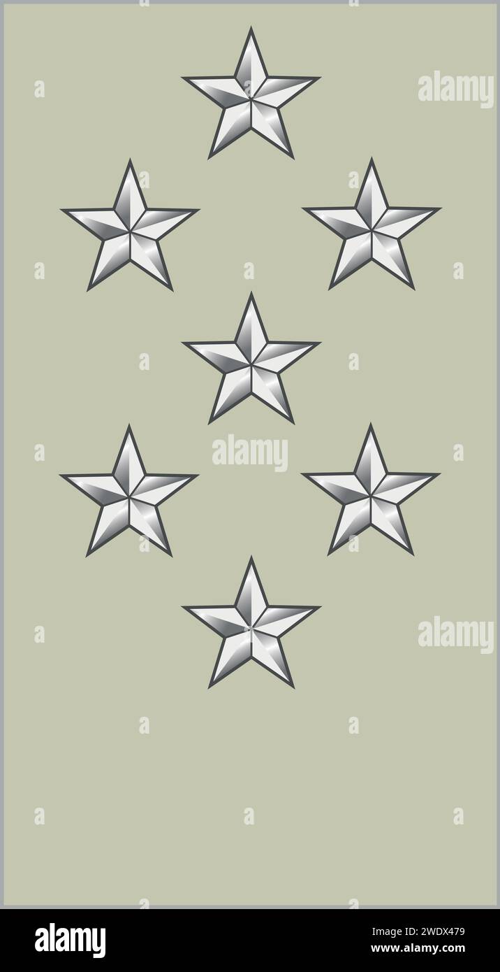 Brigadier general rank insignia Stock Vector Images - Alamy