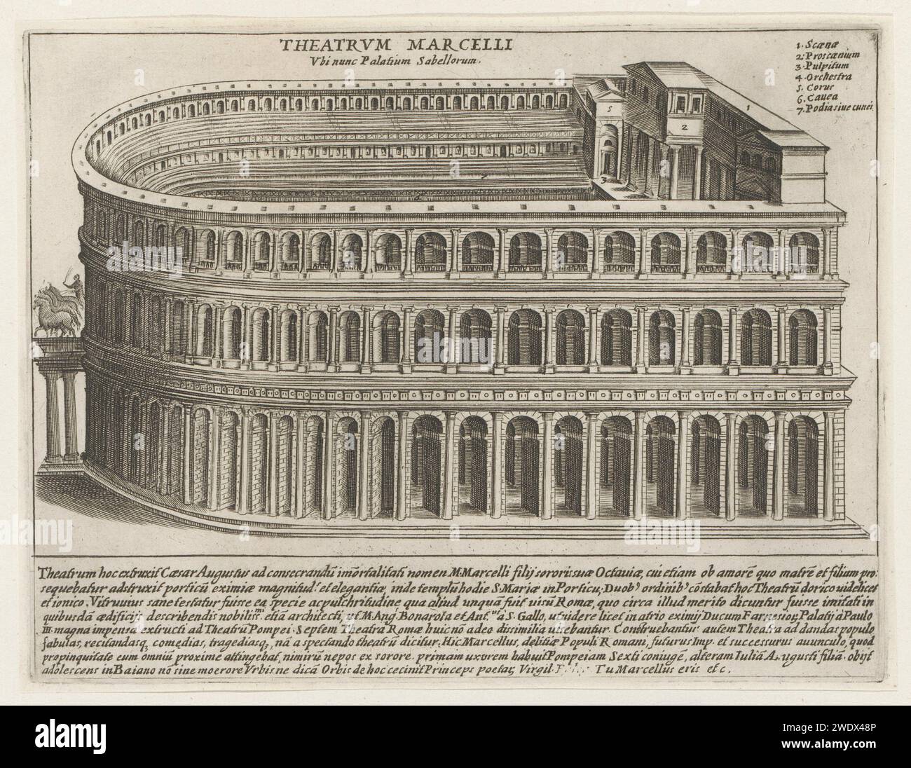 Marcellus theater rome reconstruction hi-res stock photography and ...