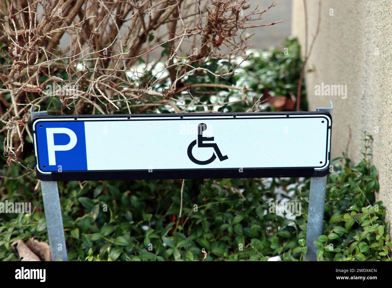 Parking For People With Disabilities Stock Photo - Alamy