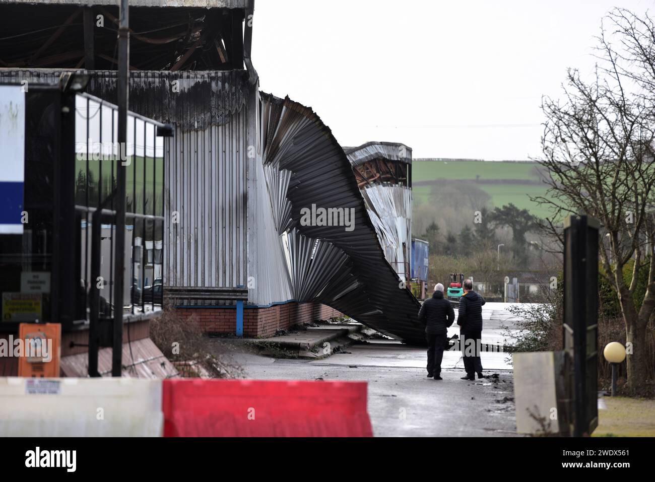 More than ten fire engines attended the scene hi-res stock photography ...