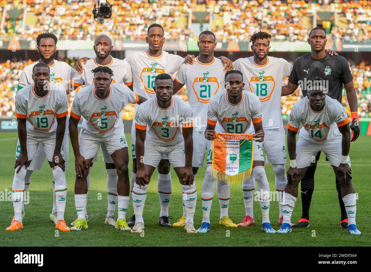 Ivory Coast team pose for a group photo prior to the African Cup of ...